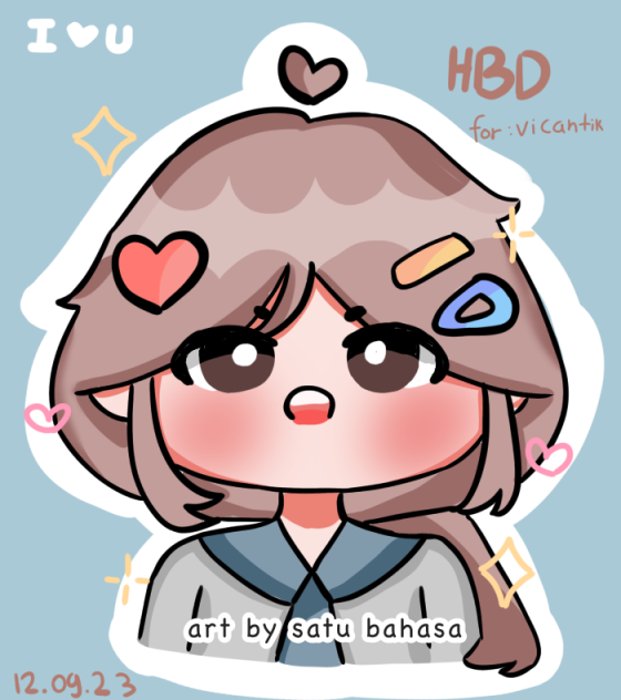HBD kak vica - ibisPaint