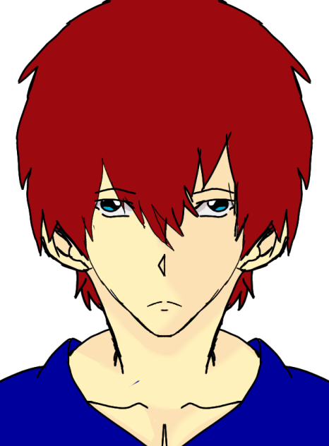 read haired boy - ibisPaint