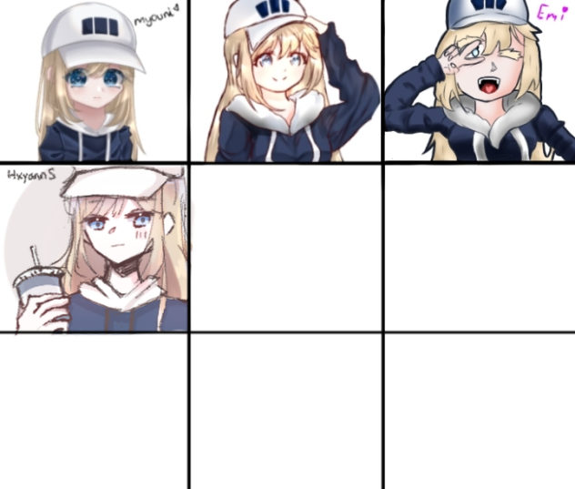 9 styles collab - ibisPaint