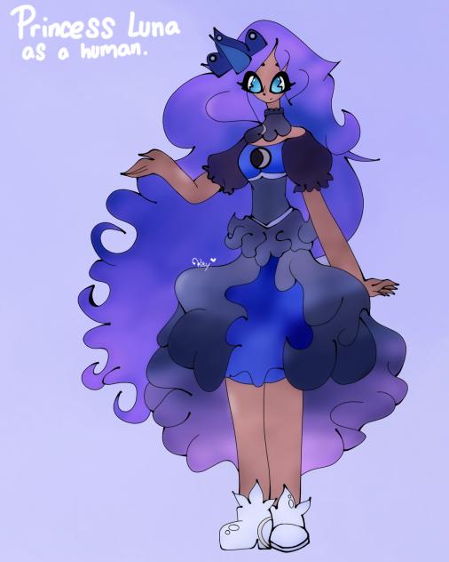 Princess Luna- human (My Little Pony) - ibisPaint