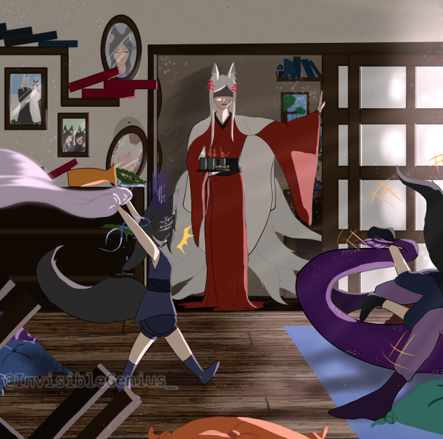 first babysitting gone wrong - ibisPaint