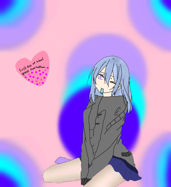 first day of school - ibisPaint