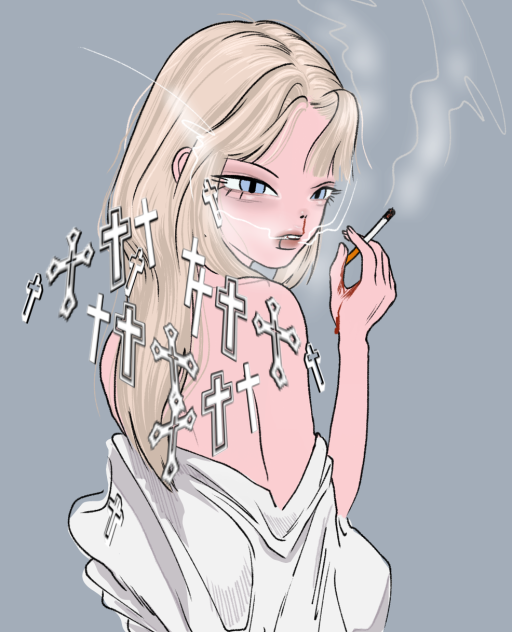 Dew, Bad habit - ibisPaint