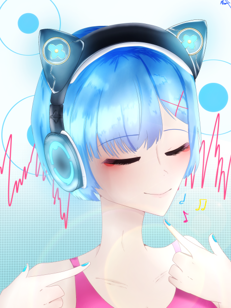DJ レム💙 - ibisPaint