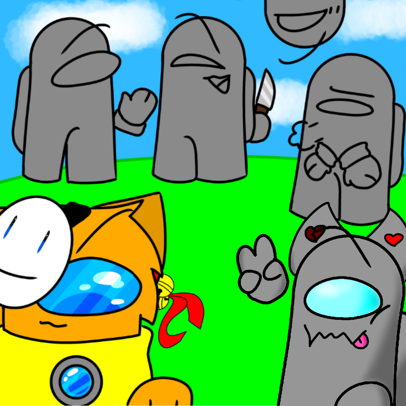 among us collab 10 - ibisPaint