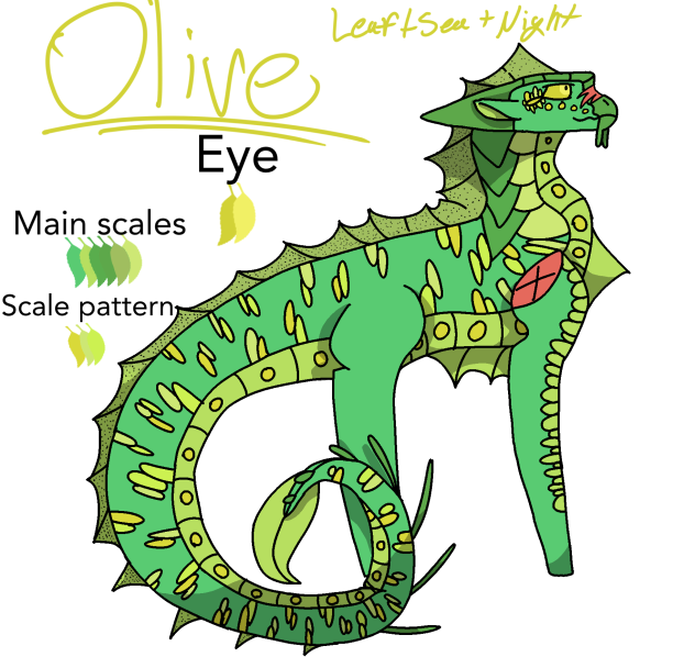 Ref sheet for Olive! - ibisPaint