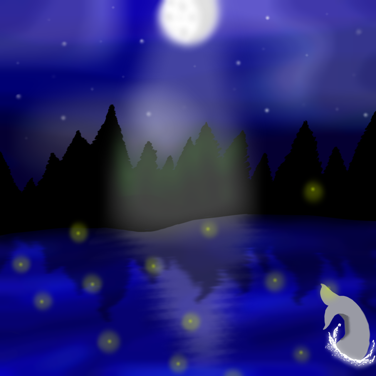 Midnight sky - ibisPaint