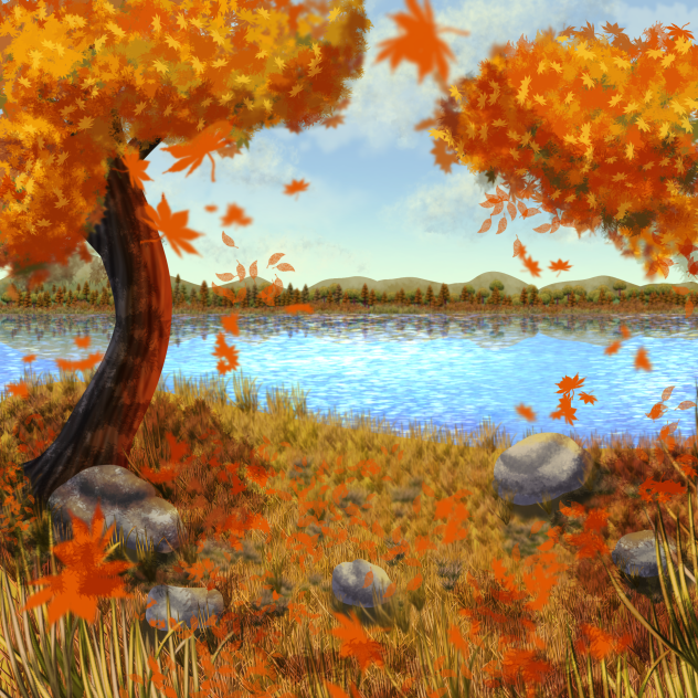 Autumn scenery - ibisPaint