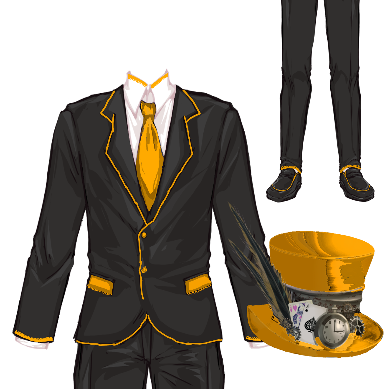 Gold suit - ibisPaint