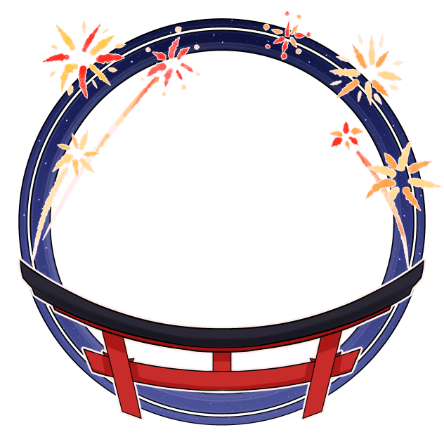 summer festival frame 3 - ibisPaint