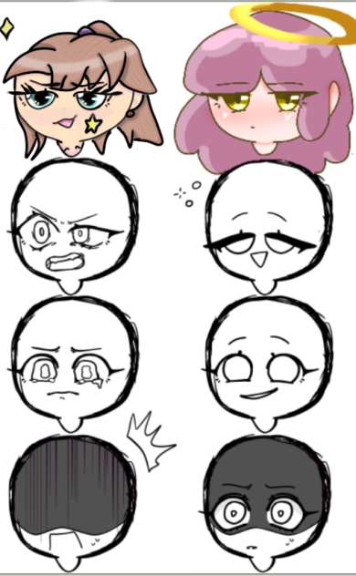 Emotions collab with Ava! - ibisPaint