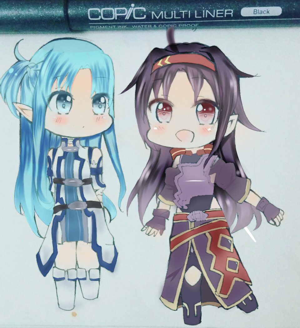 Asuna and Yuki - ibisPaint