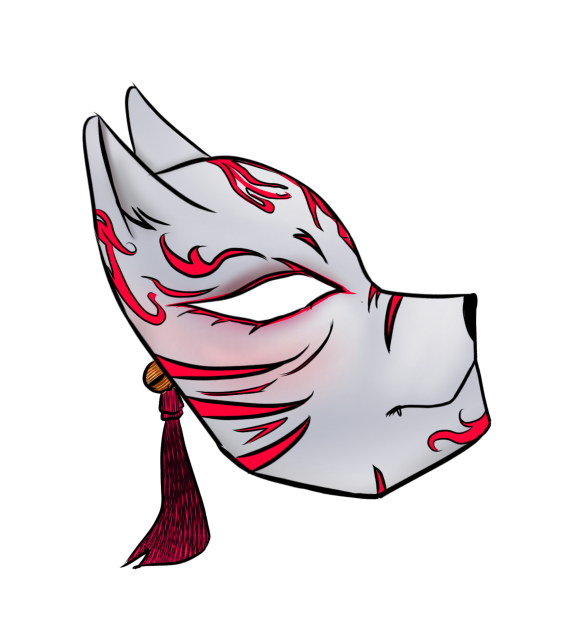 kitsune mask 3 - ibisPaint