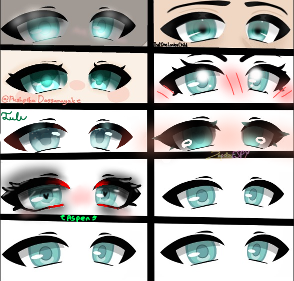 My first time editing gacha eye (Collab! - ibisPaint