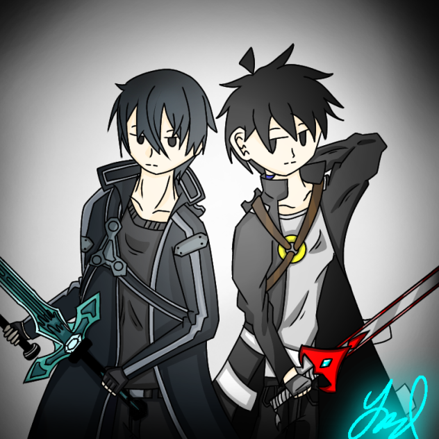 Kirito and Kaijin - ibisPaint