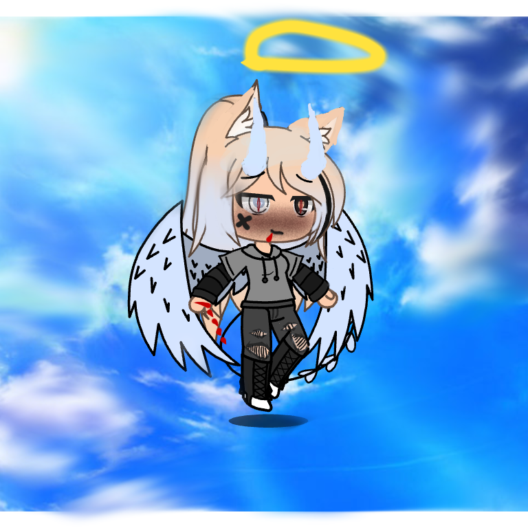 The hurt fallen angel (edit) - ibisPaint