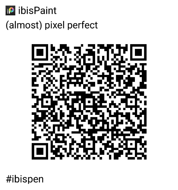 Almost pixel perfect brush - ibisPaint