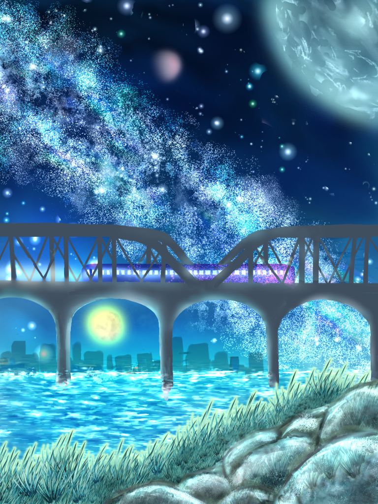 星空の夜（starry sky night ） - ibisPaint