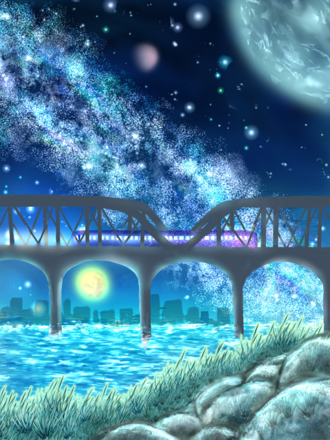 星空の夜（starry sky night ） - ibisPaint