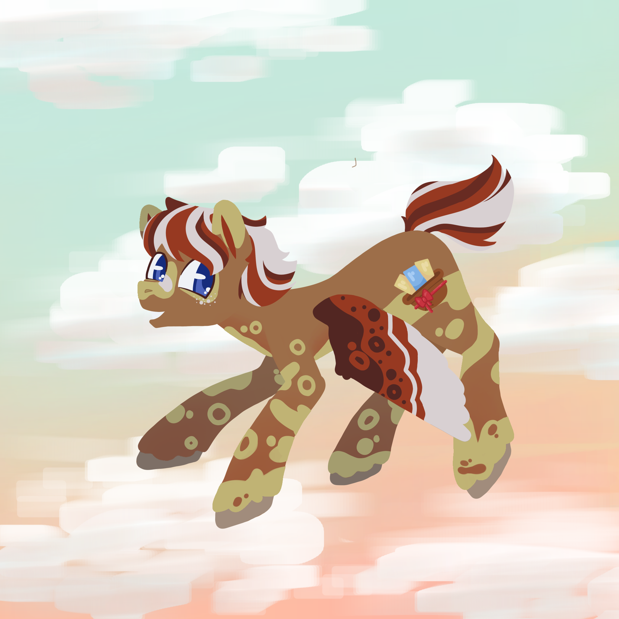 Butters first flight - ibisPaint