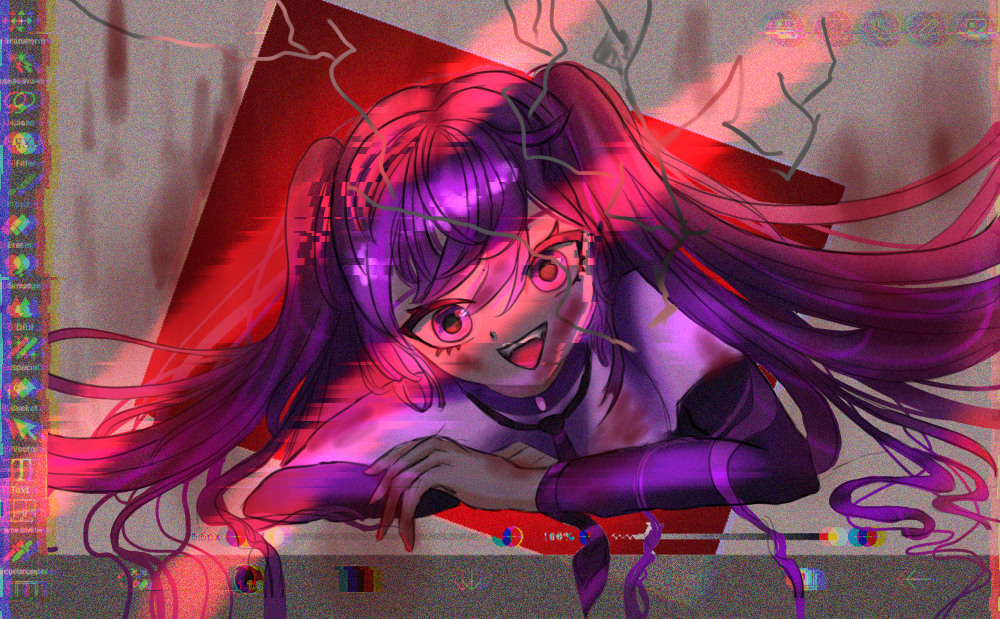 All These Thoughts are Haunting me - ibisPaint