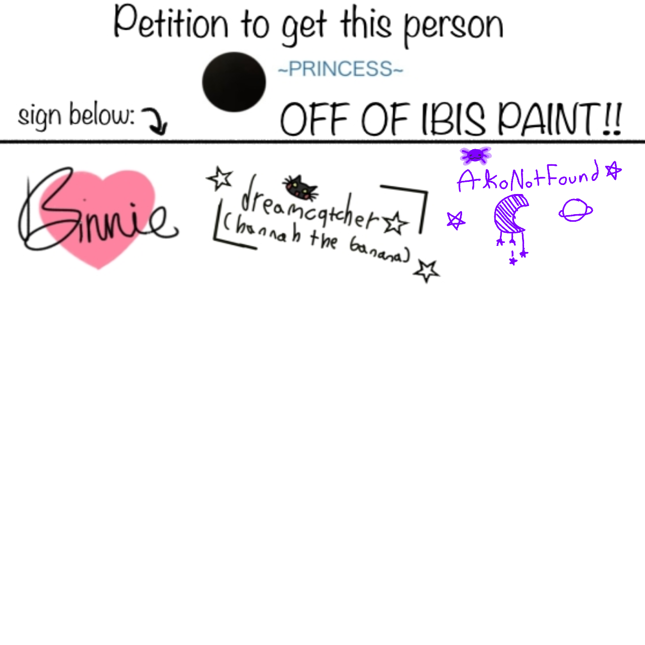 Petition to get ~PRINCESS~ off Ibis - ibisPaint