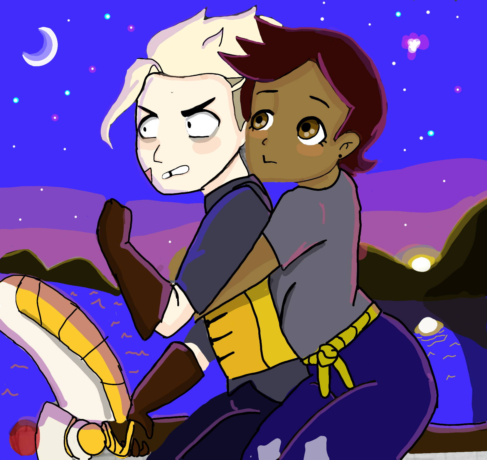 luz x hunter la casa buho - ibisPaint