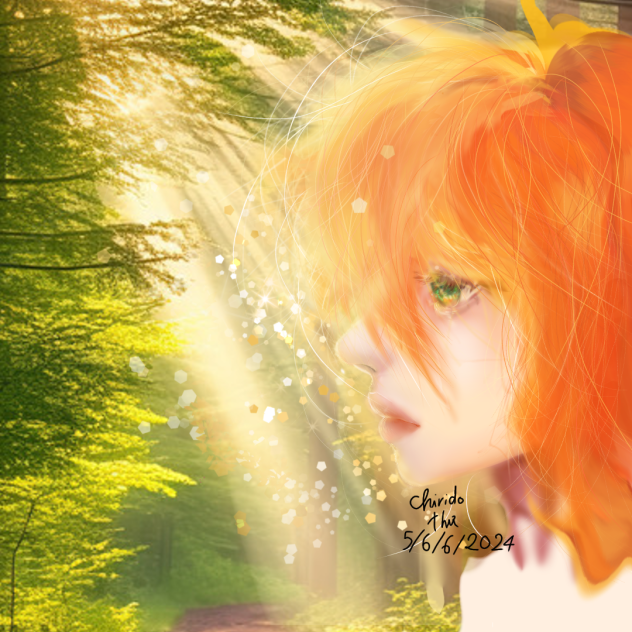 ánh nắng ban mai - ibisPaint