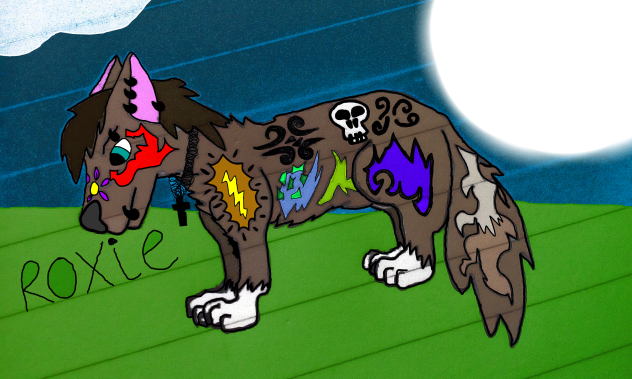 Roxie the wolf - ibisPaint