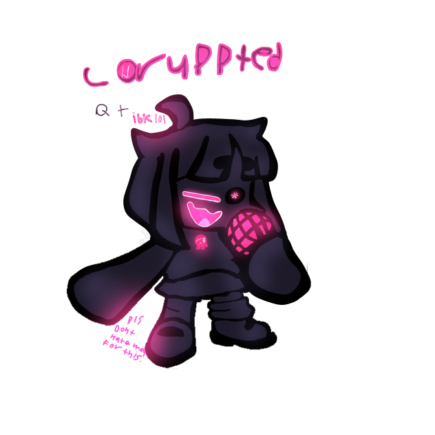 Corrupted QT from fnf idk lol - ibisPaint