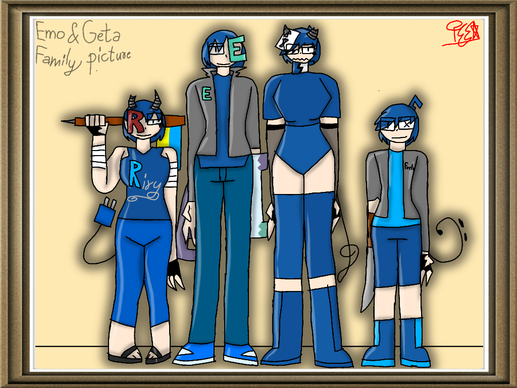 Emo & Geta Family picture - ibisPaint