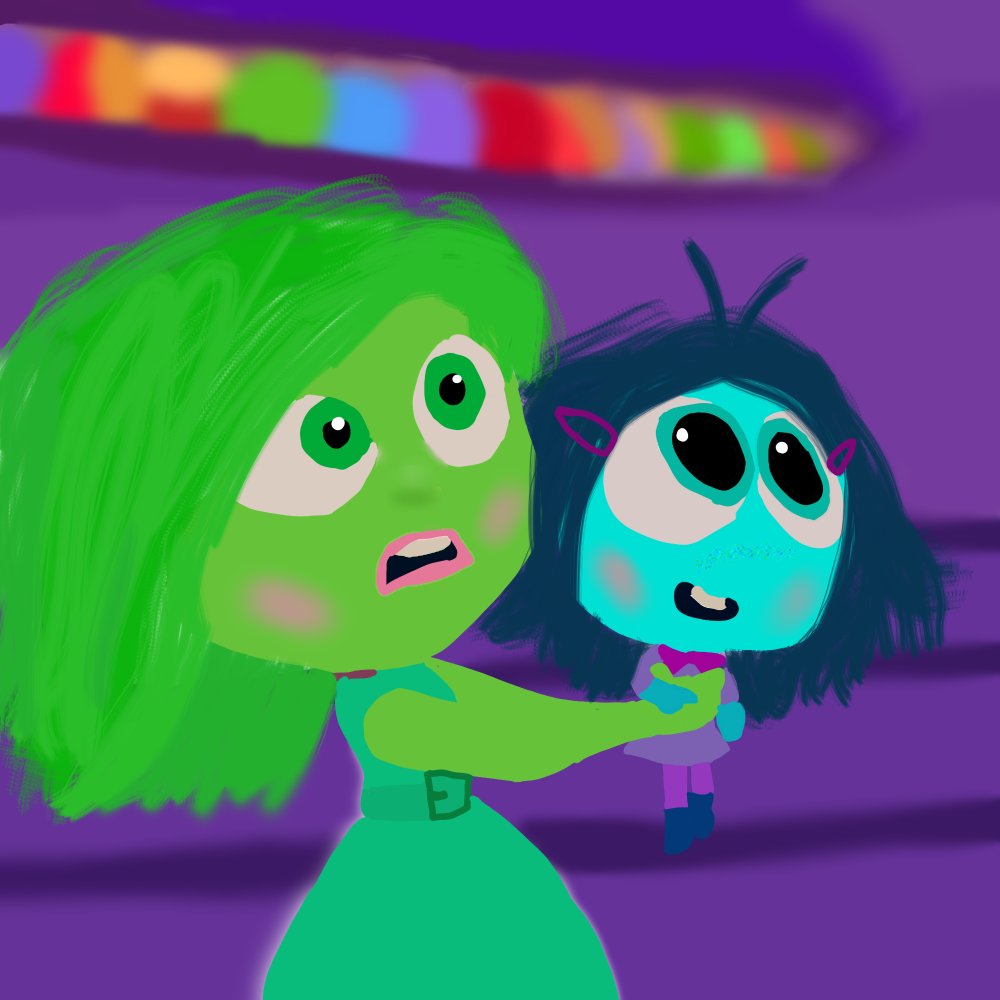 disgust and envy💚🩵 - ibisPaint