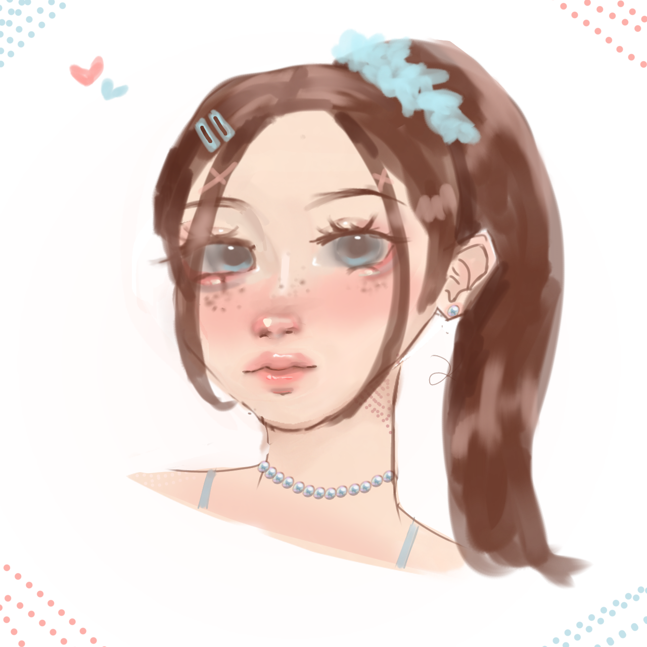 Jelly art 💋 💙 (ponytail ver) - ibisPaint