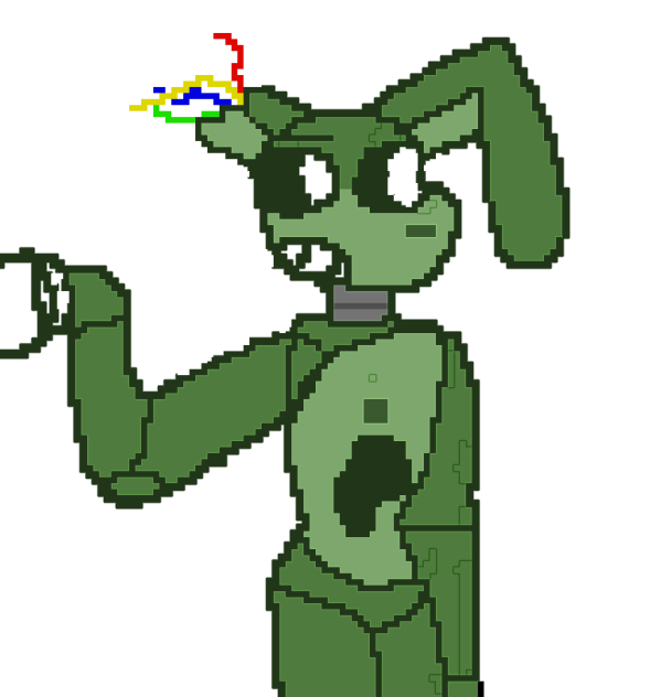 8-bit springtrap - ibisPaint