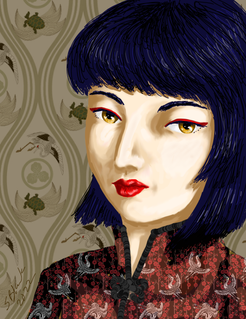 Lady of the Cranes - ibisPaint