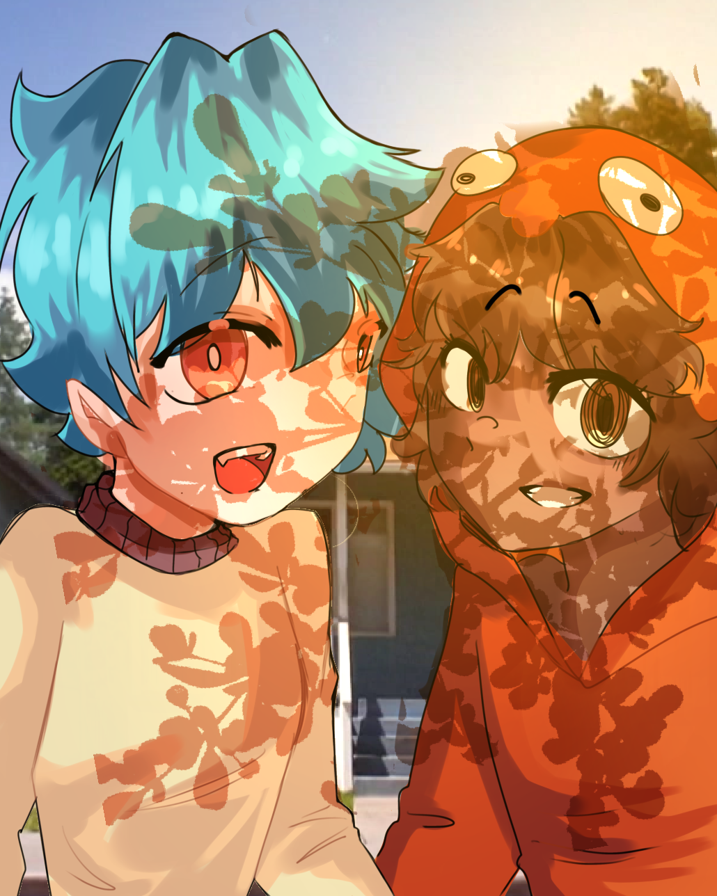Gumball and Darwin - ibisPaint