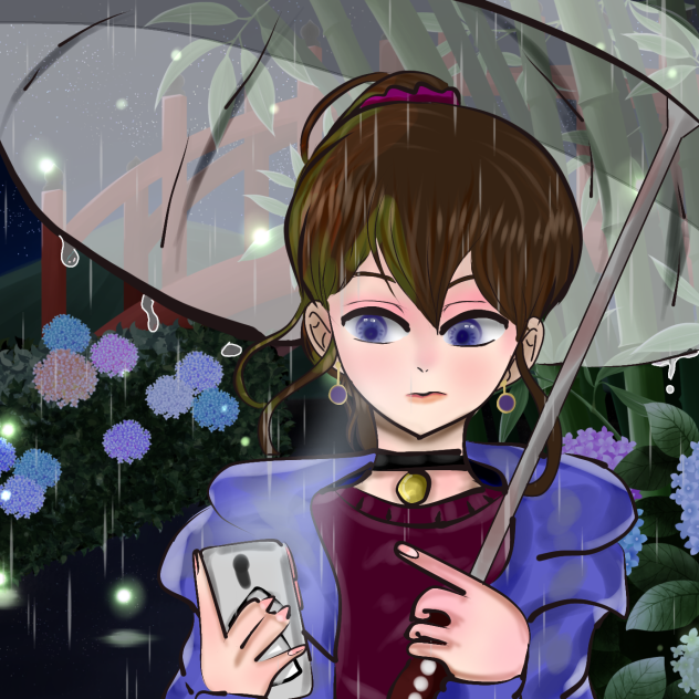 rainy season ilutrastion - ibisPaint