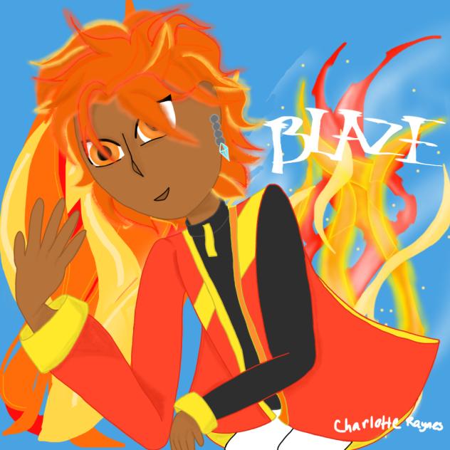 Blaze the God Fire Element - ibisPaint
