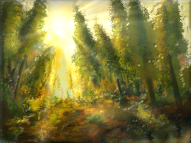 colorful forest - ibisPaint