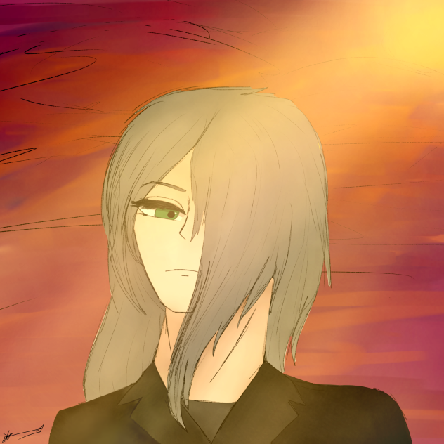 Orange skies - ibisPaint