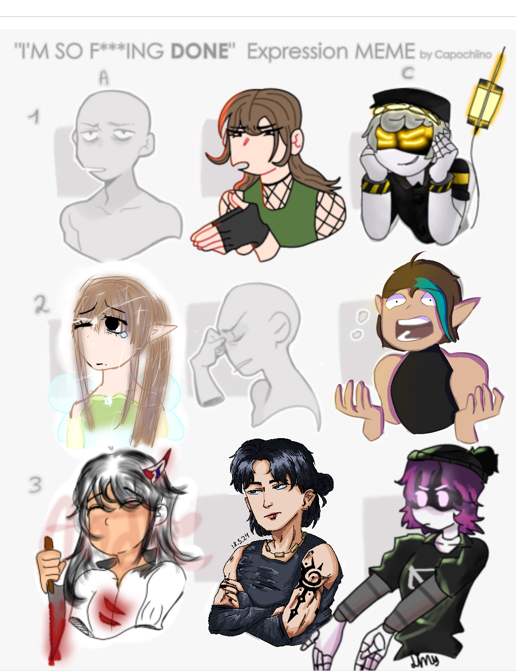 I'm so Fucking done collab - ibisPaint