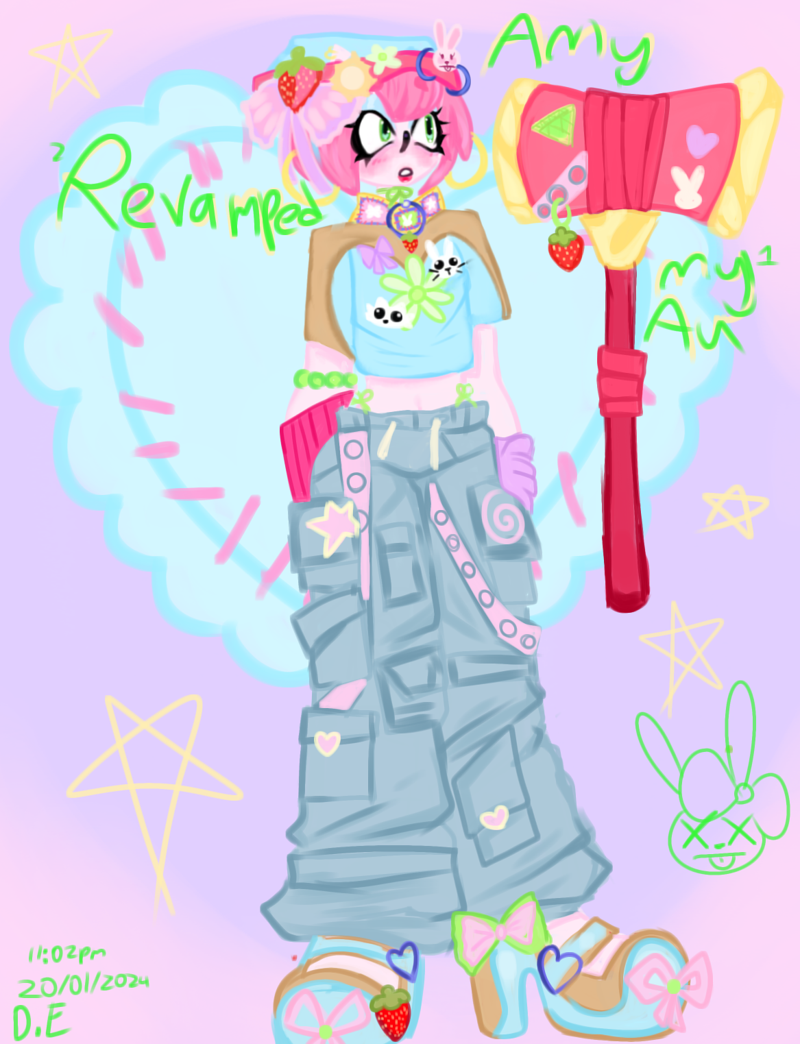 Amy Au revamped - ibisPaint