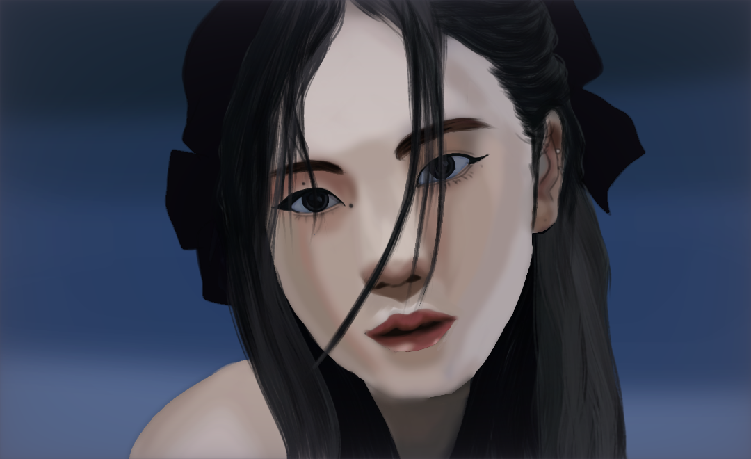Portait semi réaliste Jisoo Black pink - ibisPaint