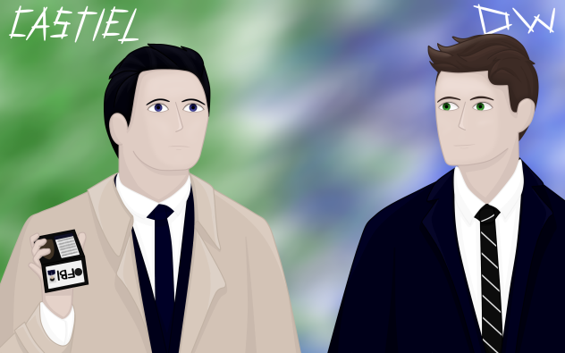 Castiel and Dean (Supernatural) - ibisPaint