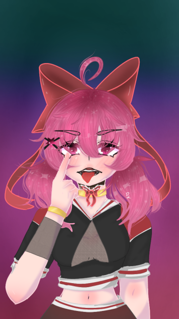 Magical girl Corrupted - ibisPaint