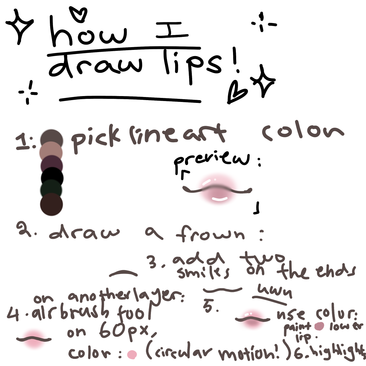 Juicy Lips Tutorial - ibisPaint