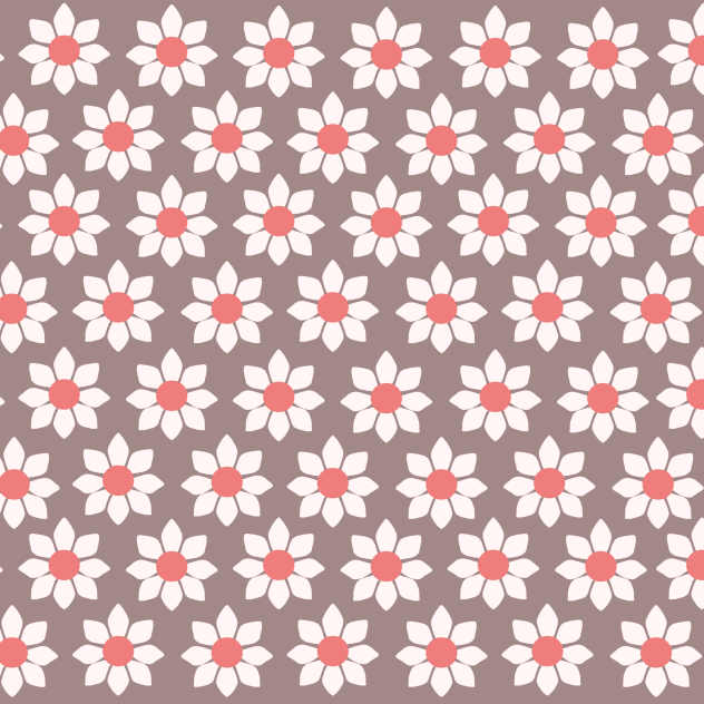 70s Retro Flower Pattern 2 - ibisPaint