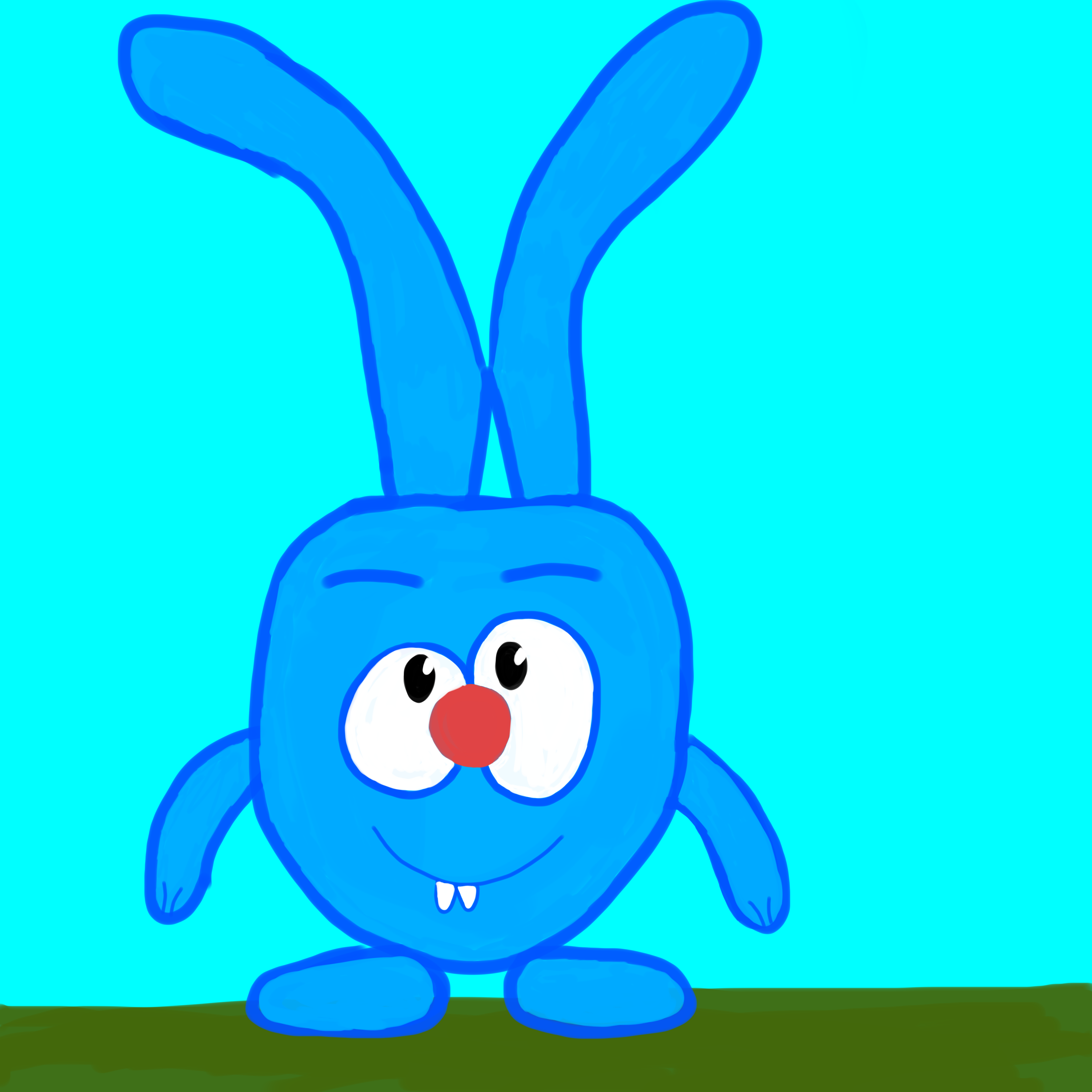 Krosh(Jumpy) from Smeshariki(Kikoriki). - ibisPaint