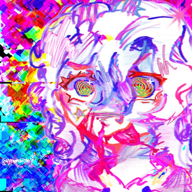 Radiation from computer is fryin my eyes - ibisPaint