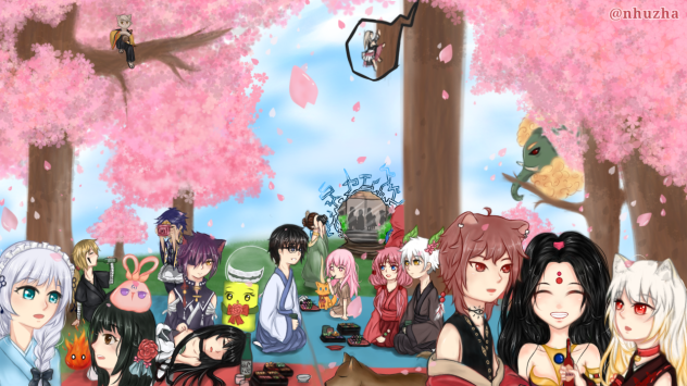 youkai kissa task - ibisPaint